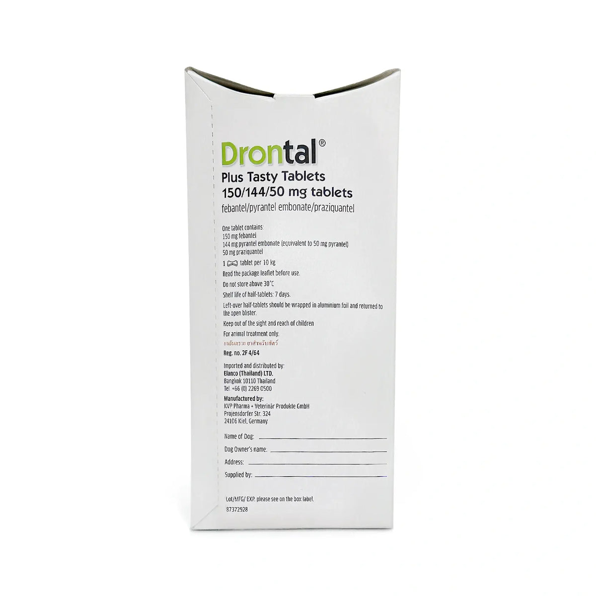 Drontal Plus Flavour for 10kg Dogs (Per Tablet) - Vetopia Online Store ...
